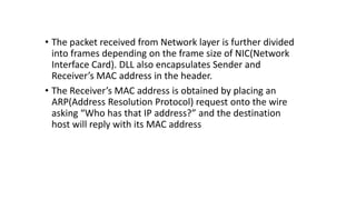 Protocol layer,OSI model & POP3 | PPTX