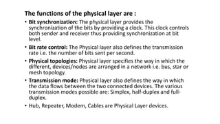 Protocol layer,OSI model & POP3 | PPTX