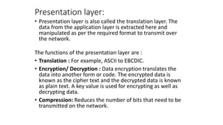 Protocol layer,OSI model & POP3 | PPTX
