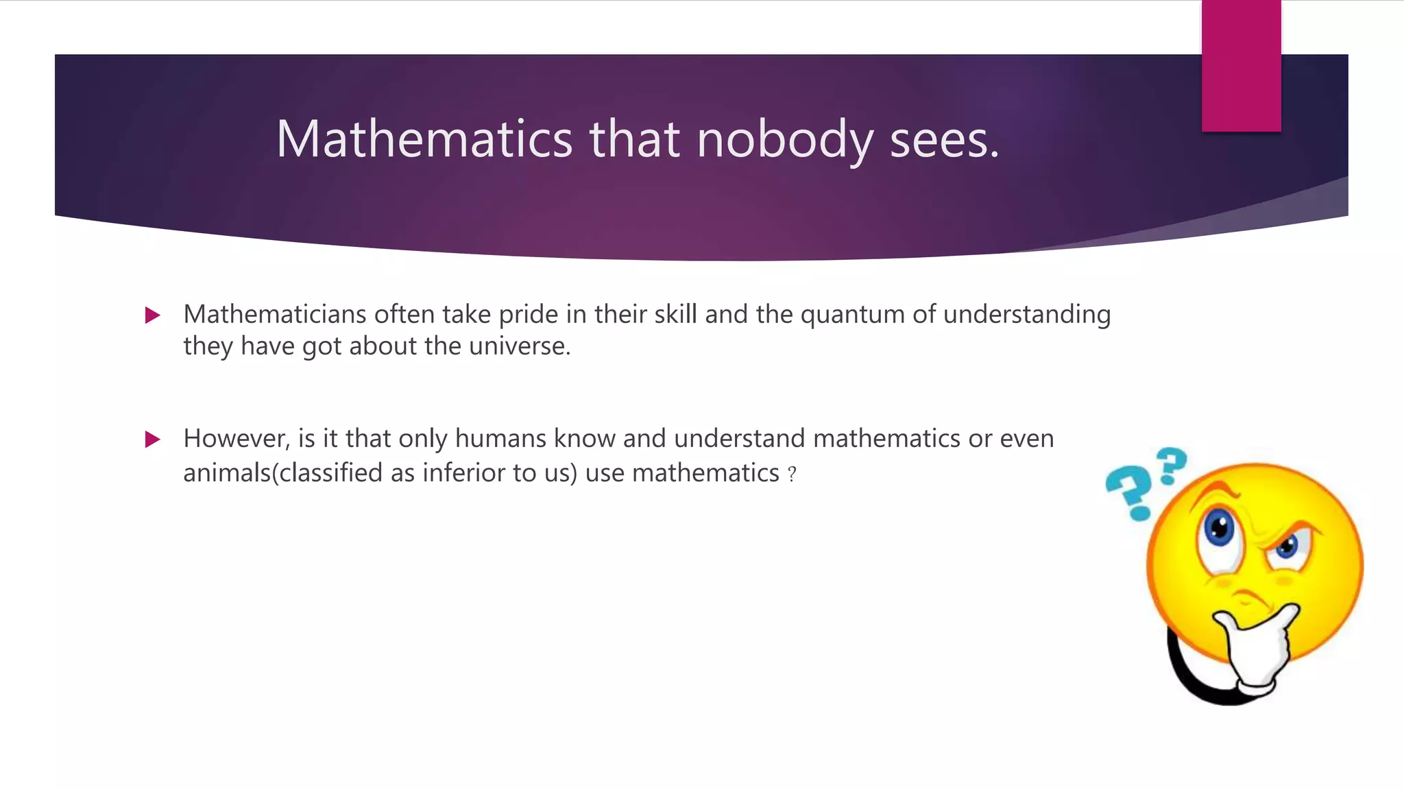 Mathematics in Nature | PPTX