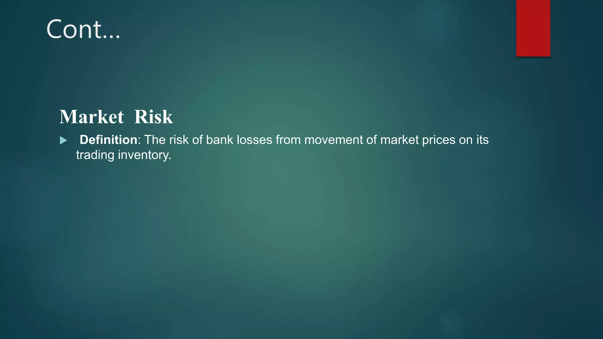 Risk Management in Banking Sectors. | PPTX