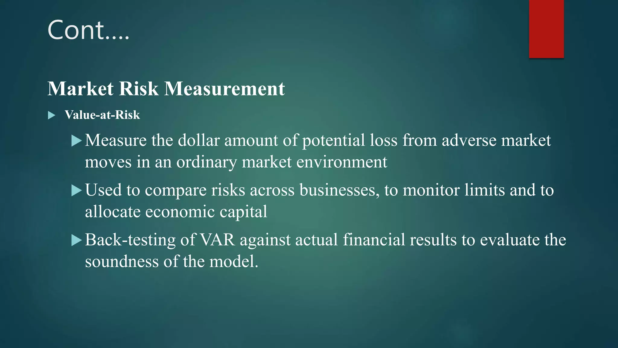 Risk Management in Banking Sectors. | PPTX