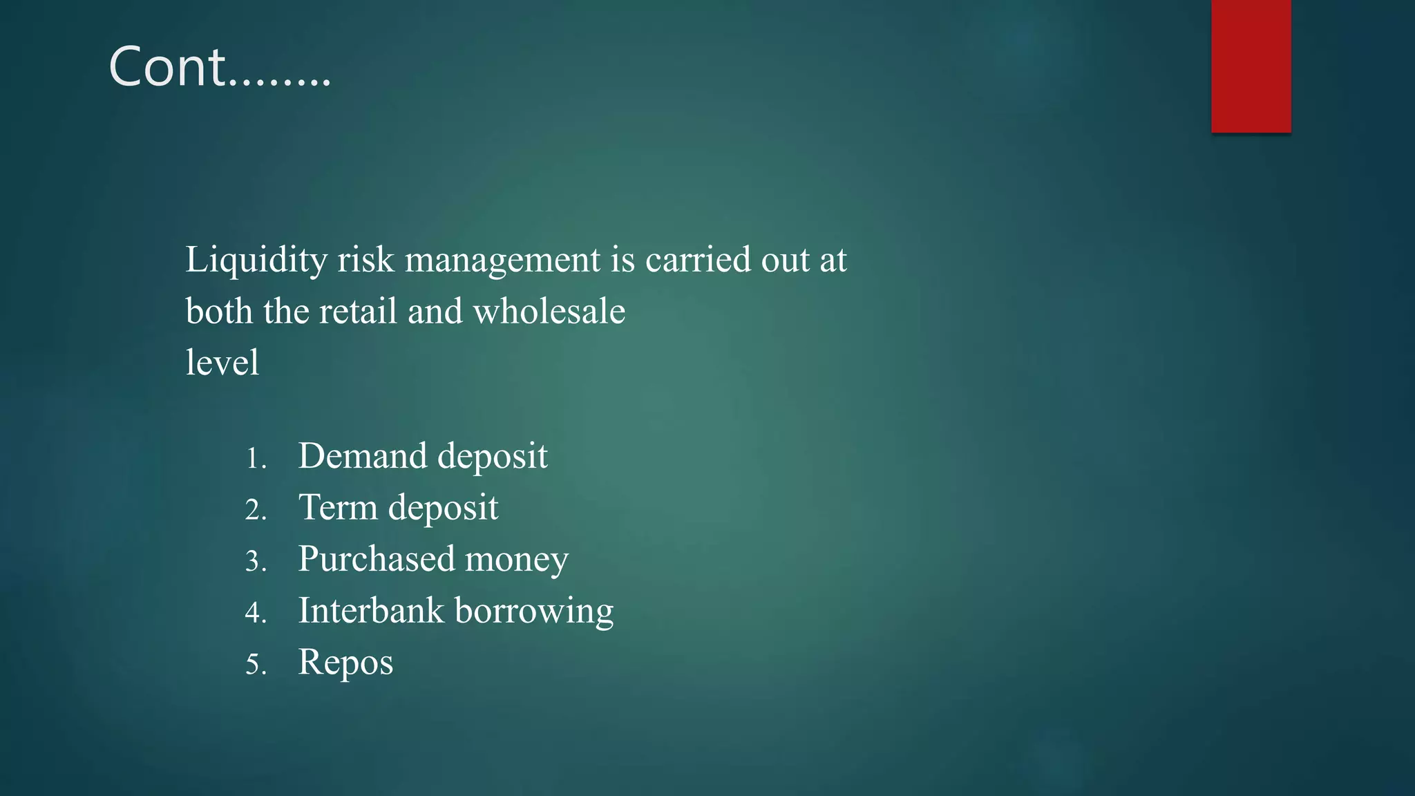 Risk Management in Banking Sectors. | PPTX