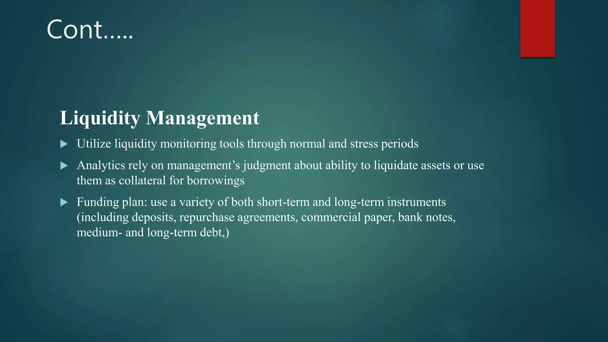Risk Management in Banking Sectors. | PPTX