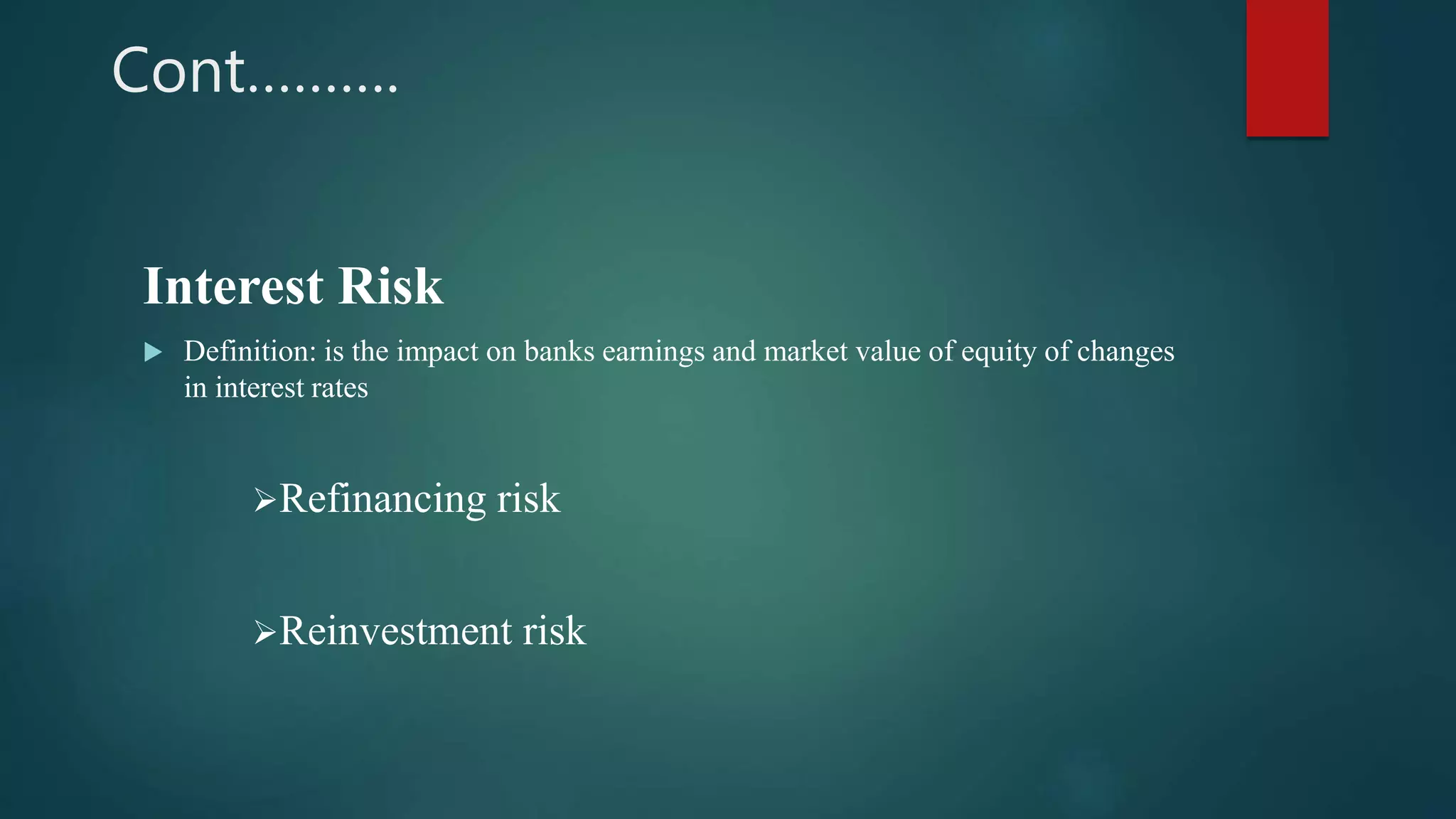 Risk Management in Banking Sectors. | PPTX