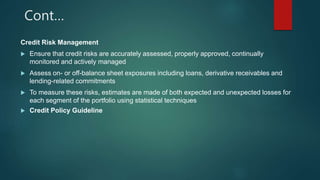 Risk Management in Banking Sectors. | PPTX