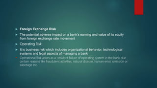 Risk Management in Banking Sectors. | PPTX