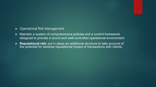 Risk Management in Banking Sectors. | PPTX