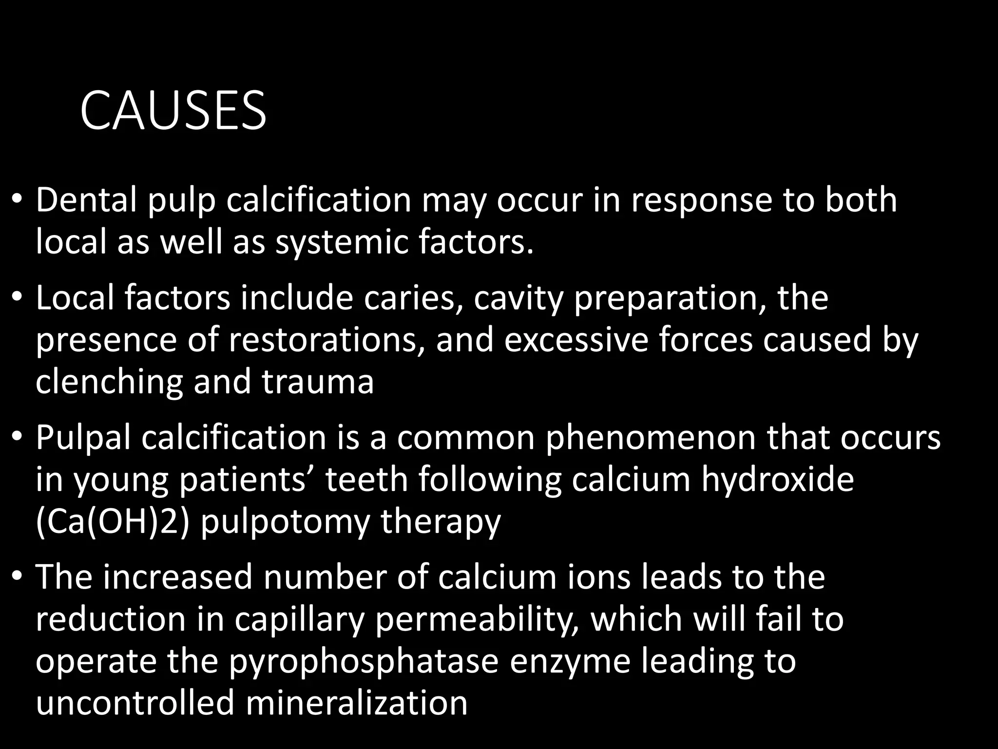 MANAGEMENT OF CALCIFIED PULP CANAL | PPTX