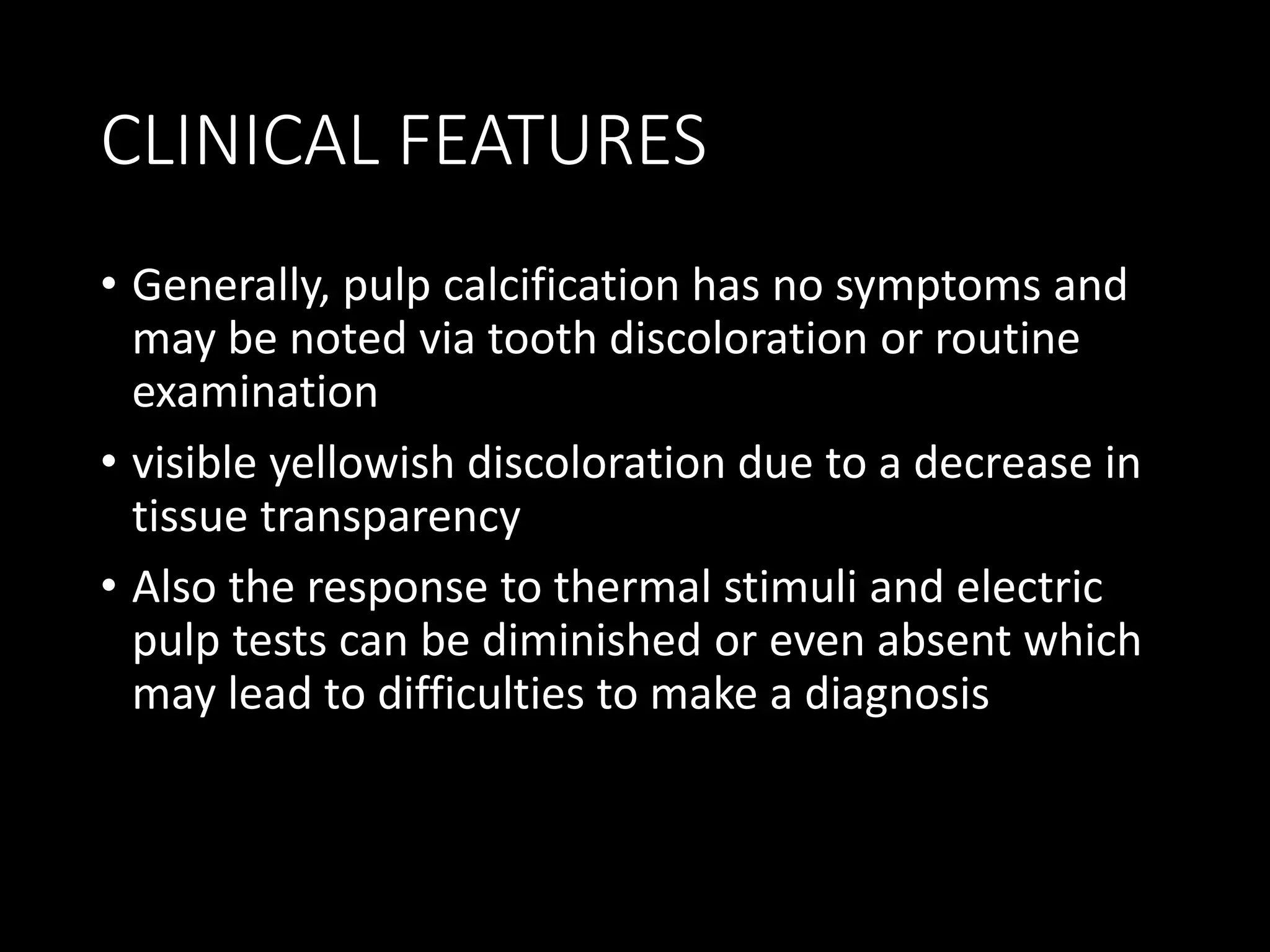 MANAGEMENT OF CALCIFIED PULP CANAL | PPTX