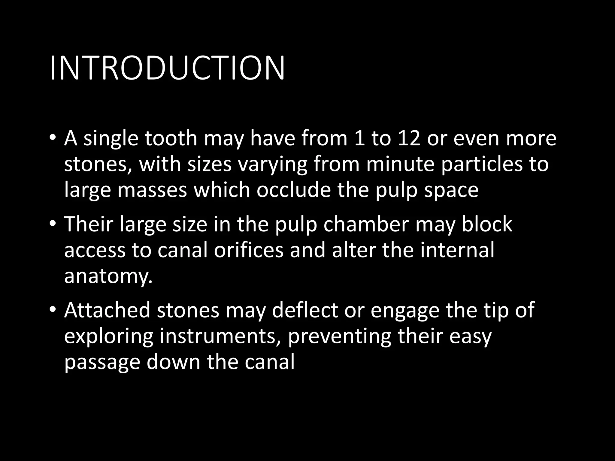 MANAGEMENT OF CALCIFIED PULP CANAL | PPTX
