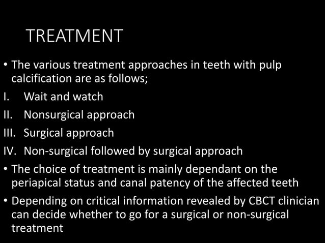 MANAGEMENT OF CALCIFIED PULP CANAL | PPTX | Dental Health | Diseases ...
