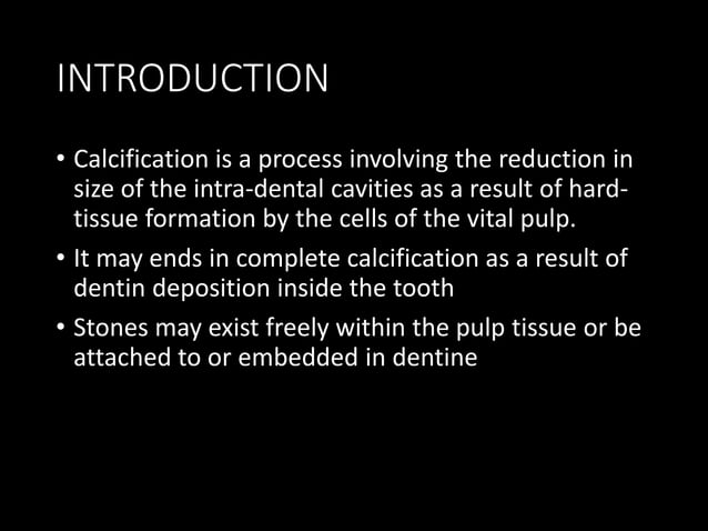 MANAGEMENT OF CALCIFIED PULP CANAL | PPTX | Dental Health | Diseases ...