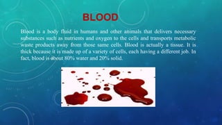The Anatomy & Physiology of Blood. | PPTX