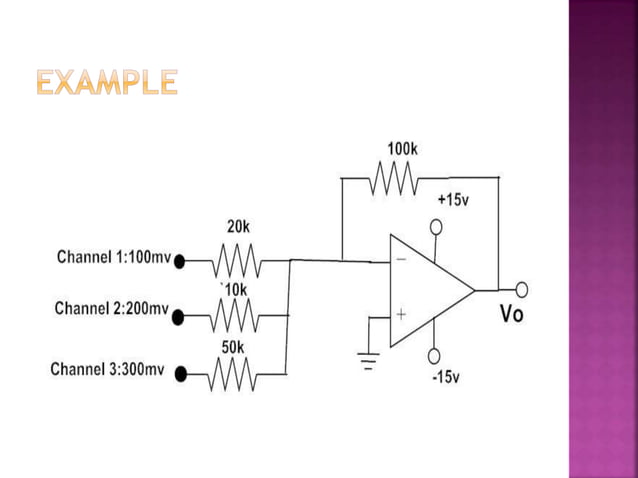 summing and differential op-amp | PPTX