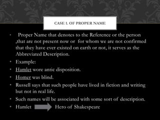 Theory of definite description by Bernard Russell. Frege vs Russell | PPTX