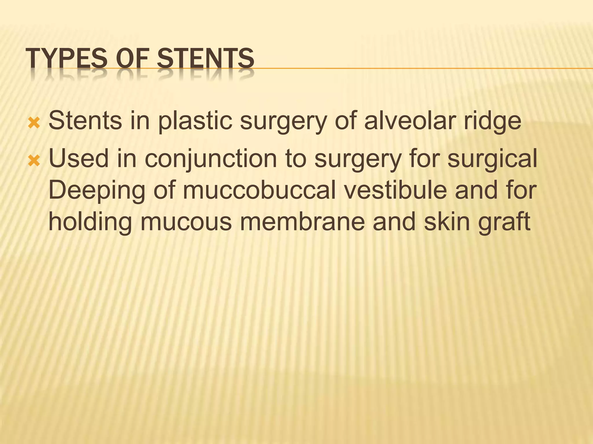 dental stents | PPTX