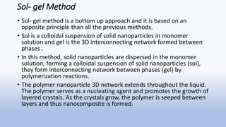 Polymer nanocomposites, nanofillers and their applications | PPTX