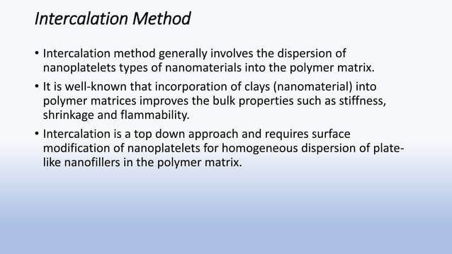 Polymer nanocomposites, nanofillers and their applications | PPTX ...
