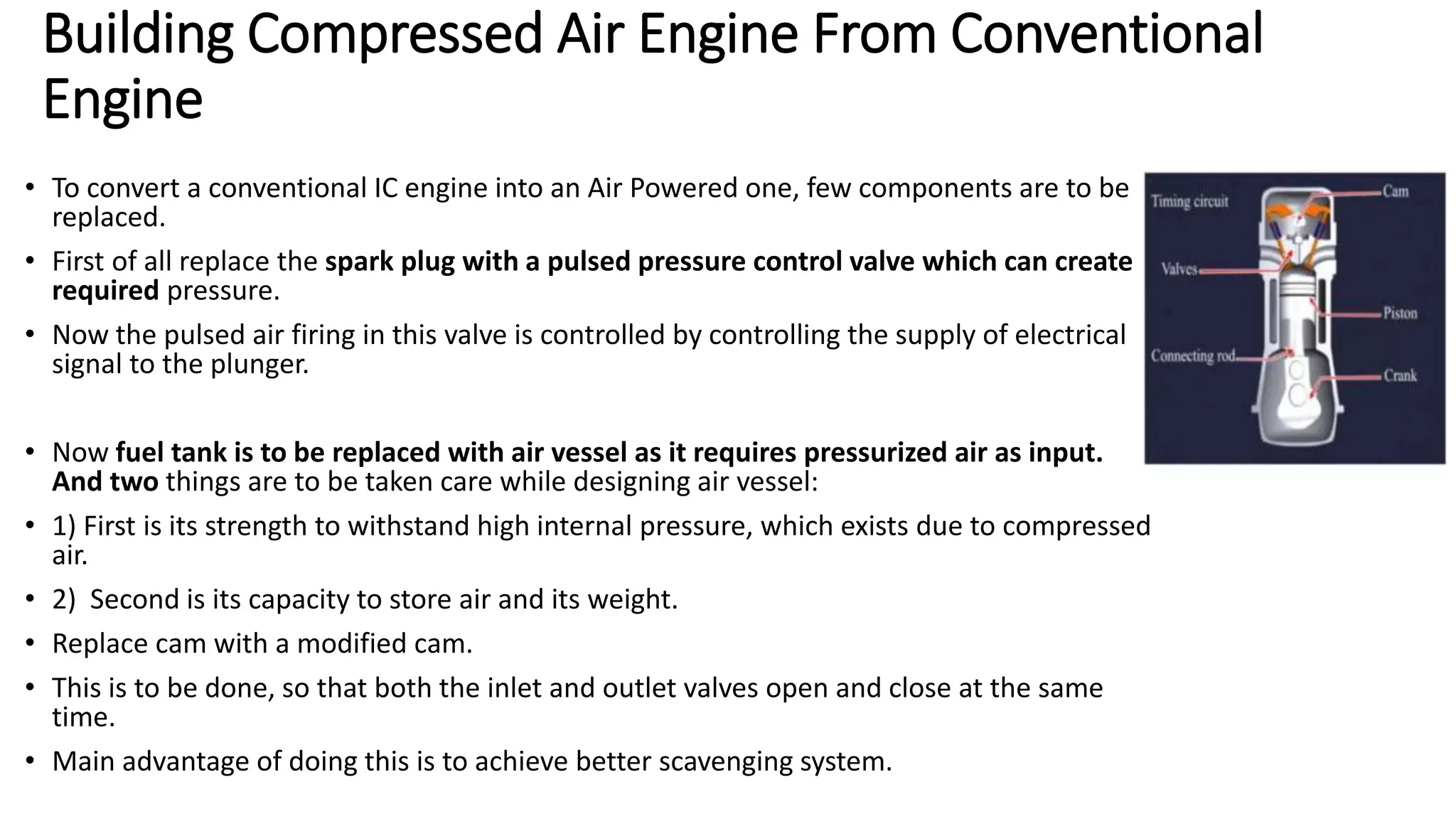 Pneumatic powered Vechicle | PPTX