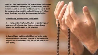 Simple Yet Rewarding Dhikr for Ramadan | PPTX | Islam | Religion ...