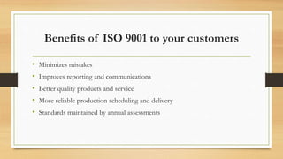 ISO 9001 Certification | PPTX