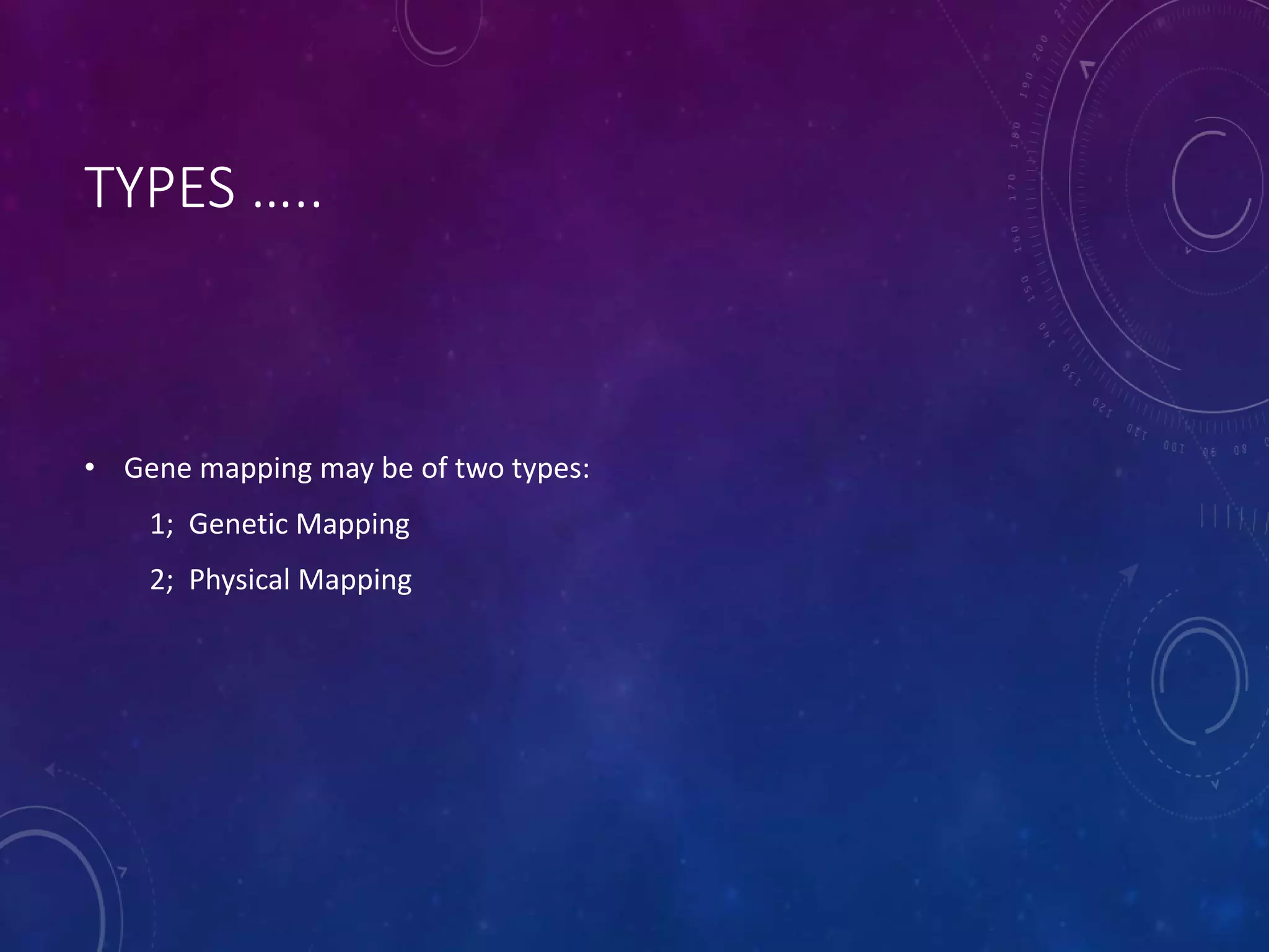 Gene mapping & its role in evolution | PPT