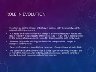 Gene mapping & its role in evolution | PPTX