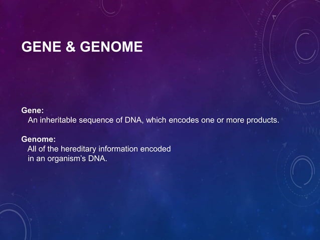 Gene mapping & its role in evolution | PPT