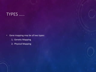 Gene mapping & its role in evolution | PPT