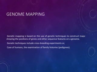 Gene mapping & its role in evolution | PPT