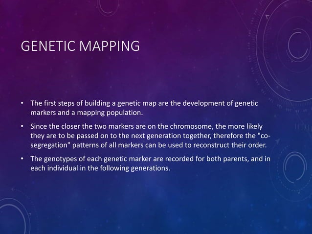 Gene mapping & its role in evolution | PPT