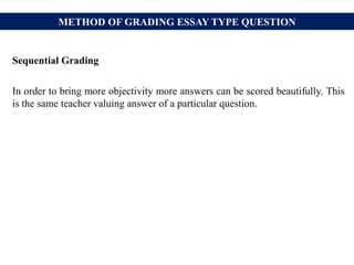 Administration of the Test and Analysis of Students’ Performance | PPTX