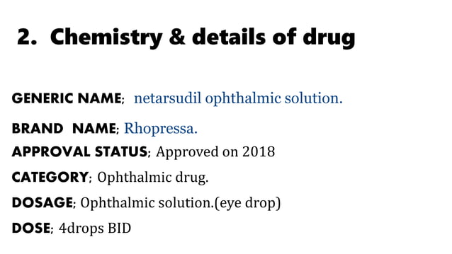 drug profile /drug documentation an example for academic purpose | PPT