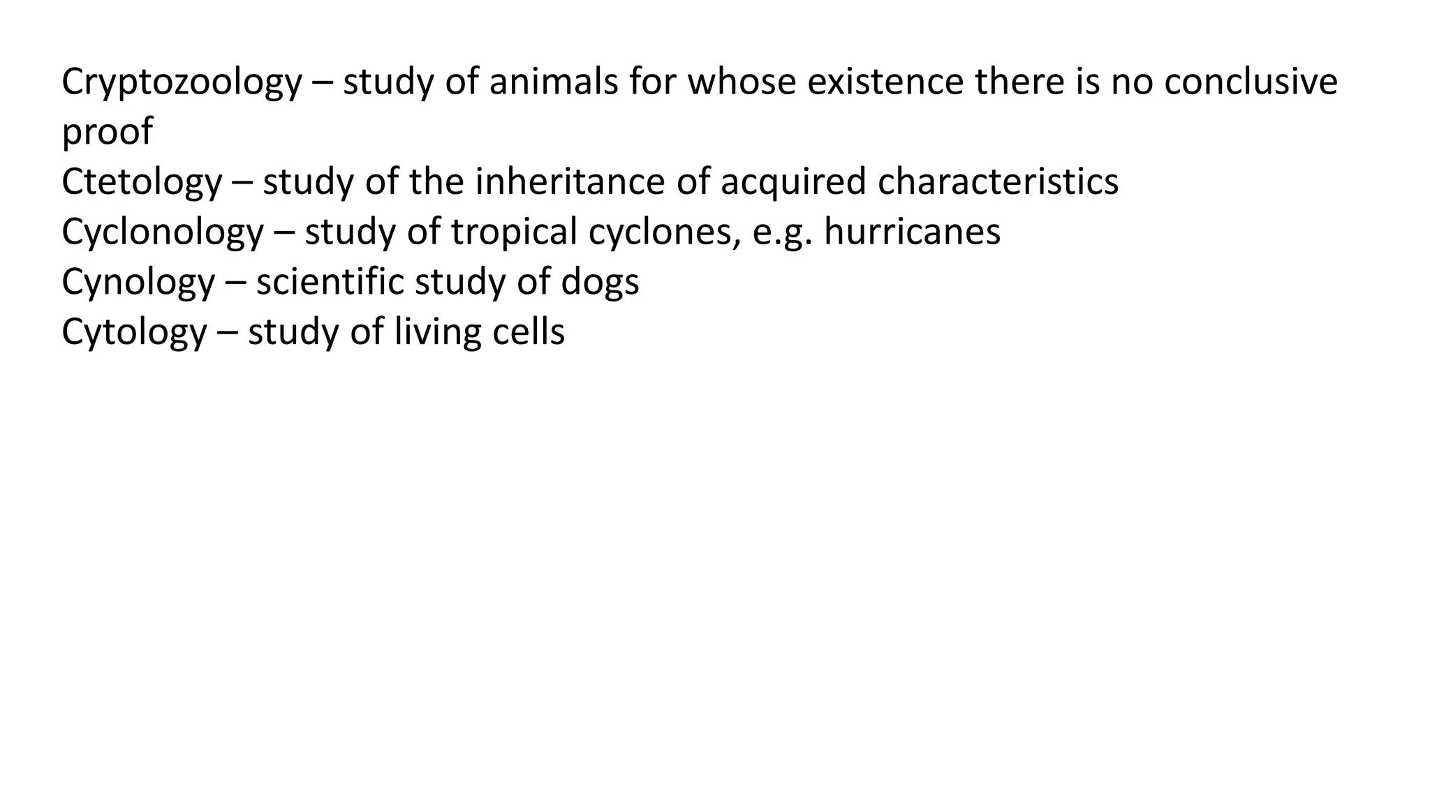A LONG CHART ON ALL BRANCHES OF SCIENCE & NAMES | PPTX
