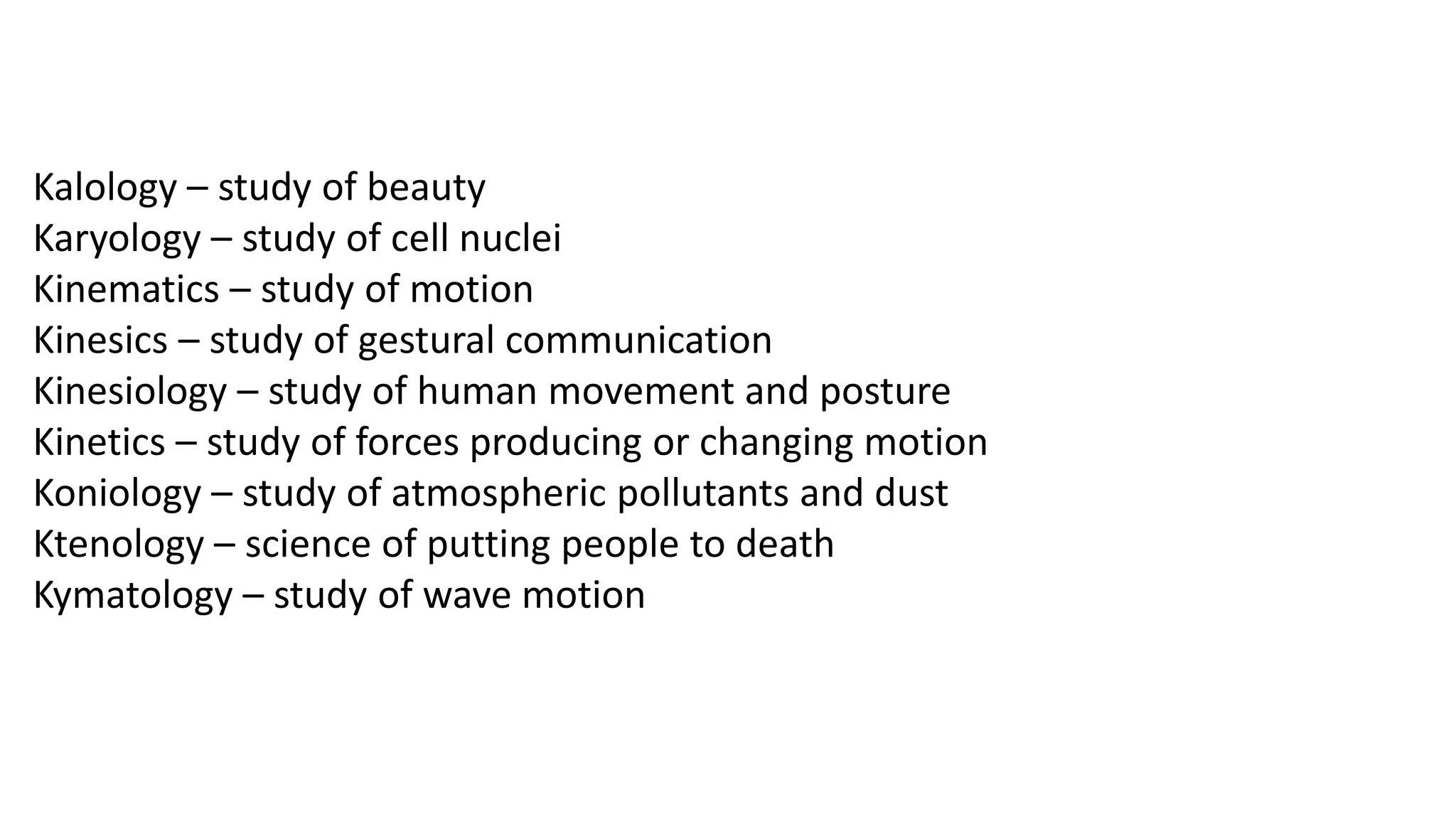 A LONG CHART ON ALL BRANCHES OF SCIENCE & NAMES | PPTX