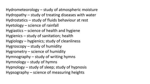 A LONG CHART ON ALL BRANCHES OF SCIENCE & NAMES | PPTX