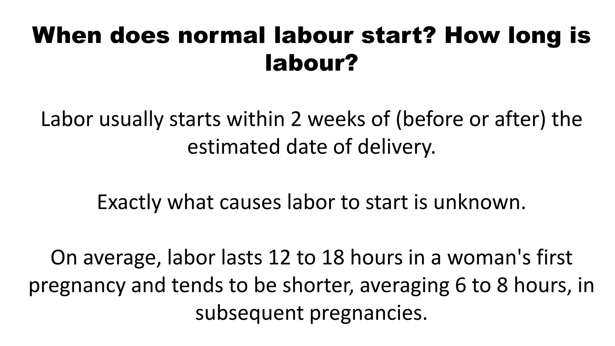 a detail study on normal labour ( definition, stages of labour ...
