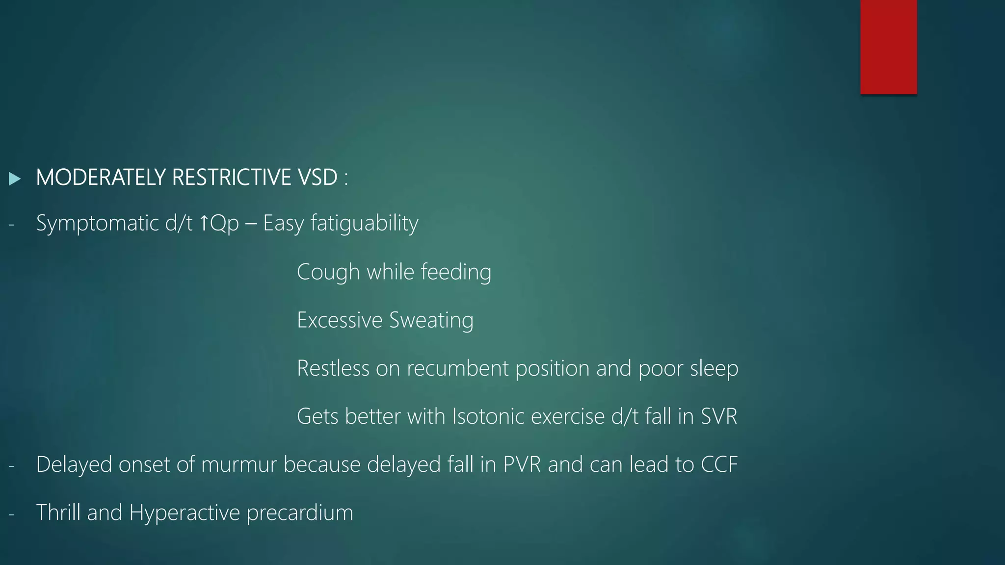 PATHOPHYSIOLOGY ,NATURAL HISTORY OF VSD | PPTX