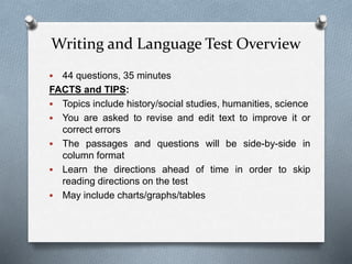 An Overview of SAT Reading Test | PPTX