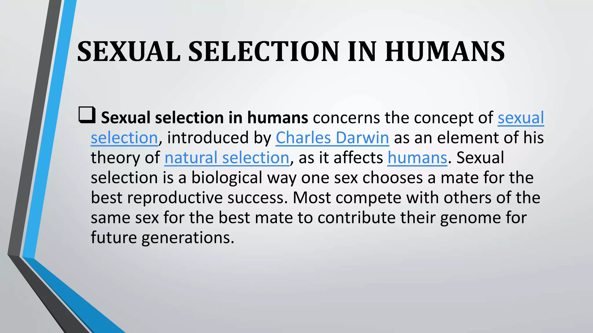Sexual Selection Pptx 4016