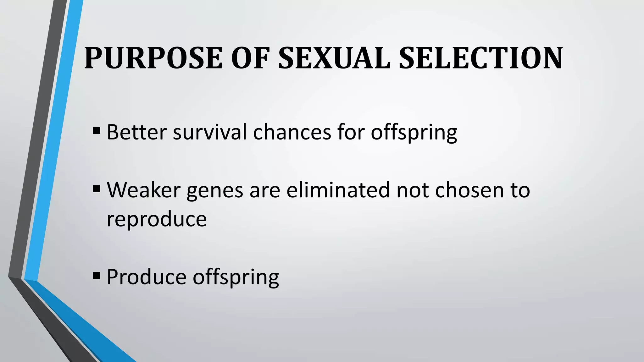 Sexual selection | PPTX