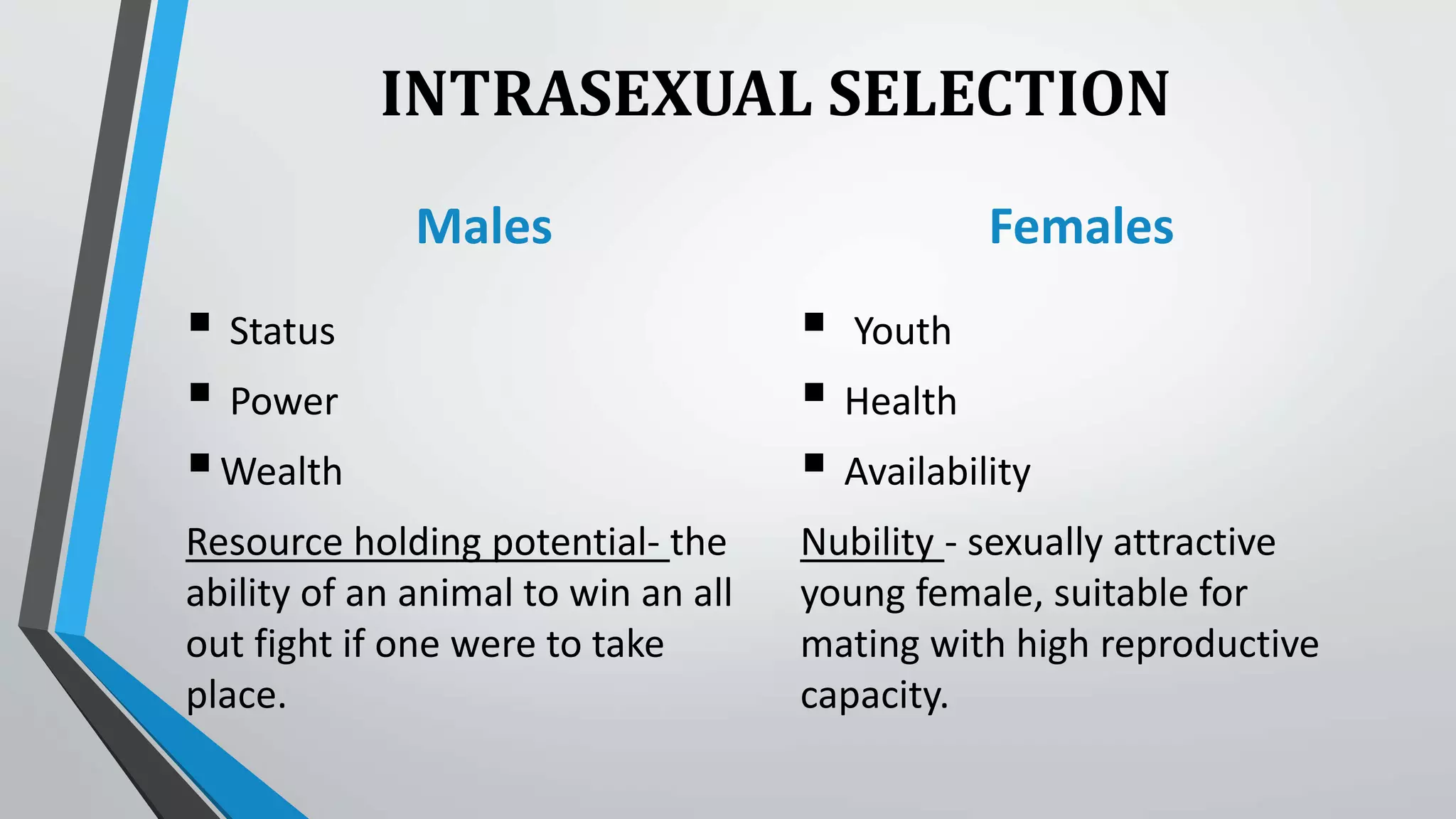 Sexual selection | PPTX