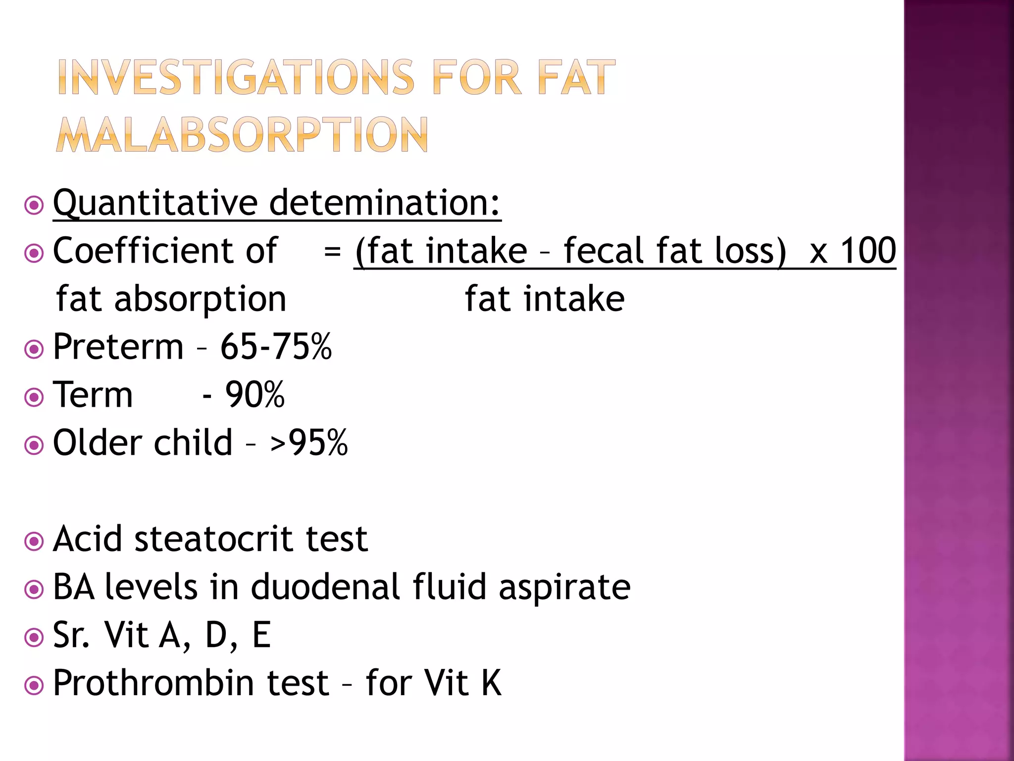 Malabsorption in pediatrics | PPTX