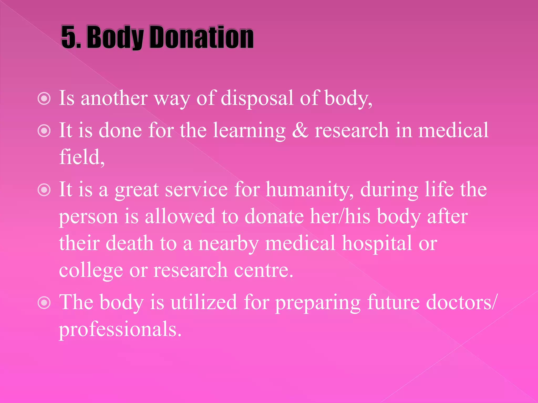 disposal of waste and dead bodies | PPTX