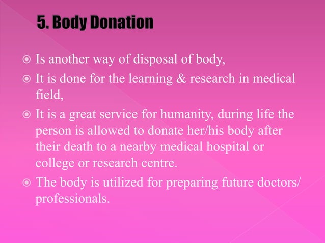 disposal of waste and dead bodies | PPTX