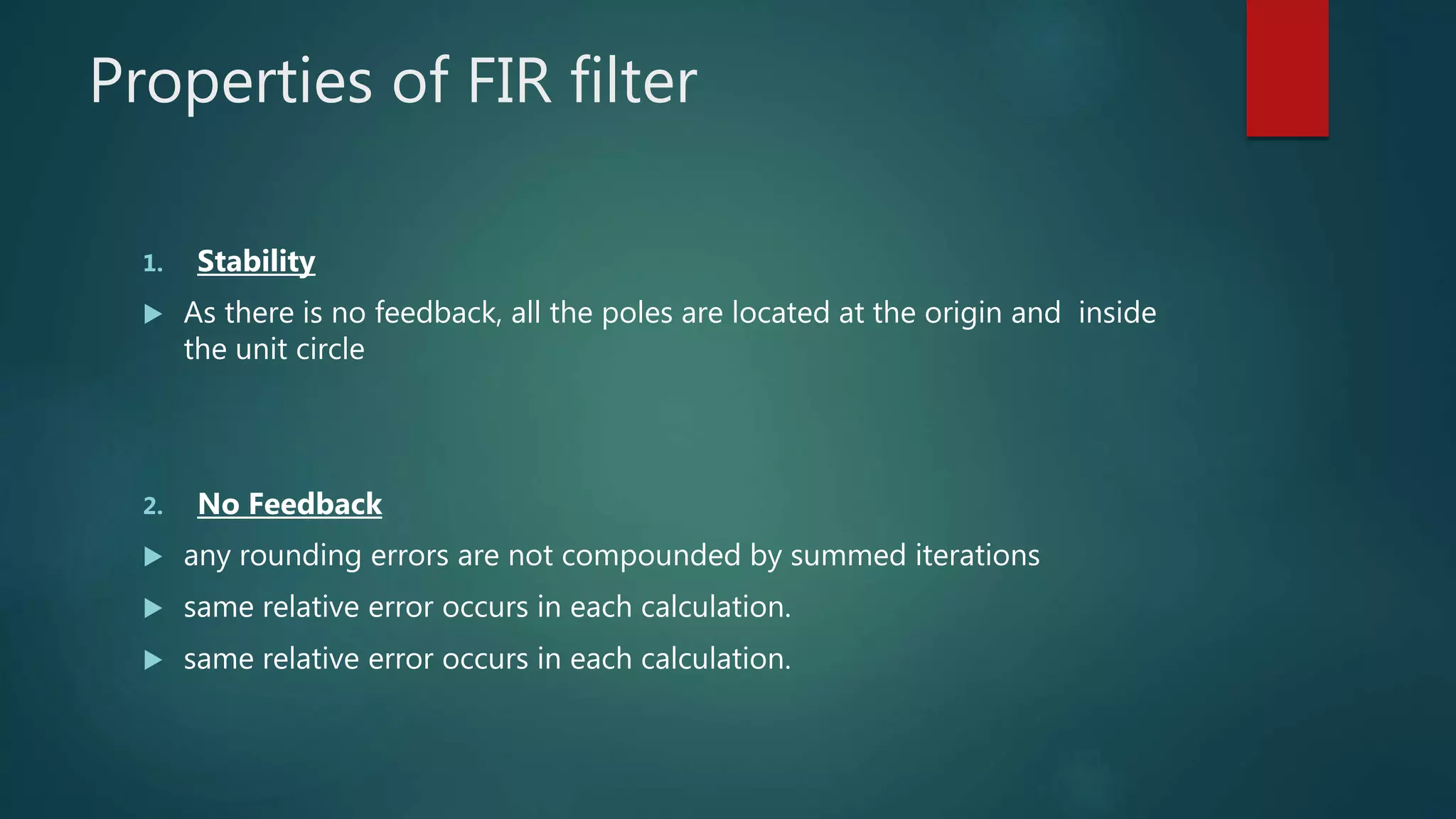 Digital filters and FIR Filter Design in Future Multicarrier Communication Systems | PPTX