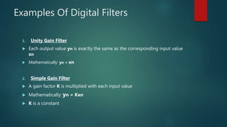 Digital filters and FIR Filter Design in Future Multicarrier Communication Systems | PPTX