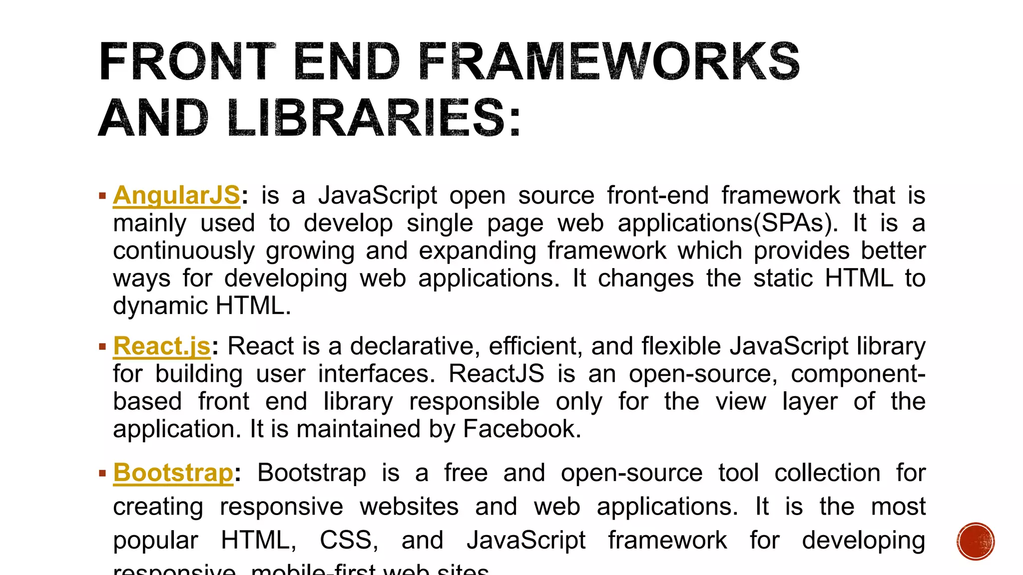 Full Stack Web Development | PPTX | Web Design and HTML | Internet