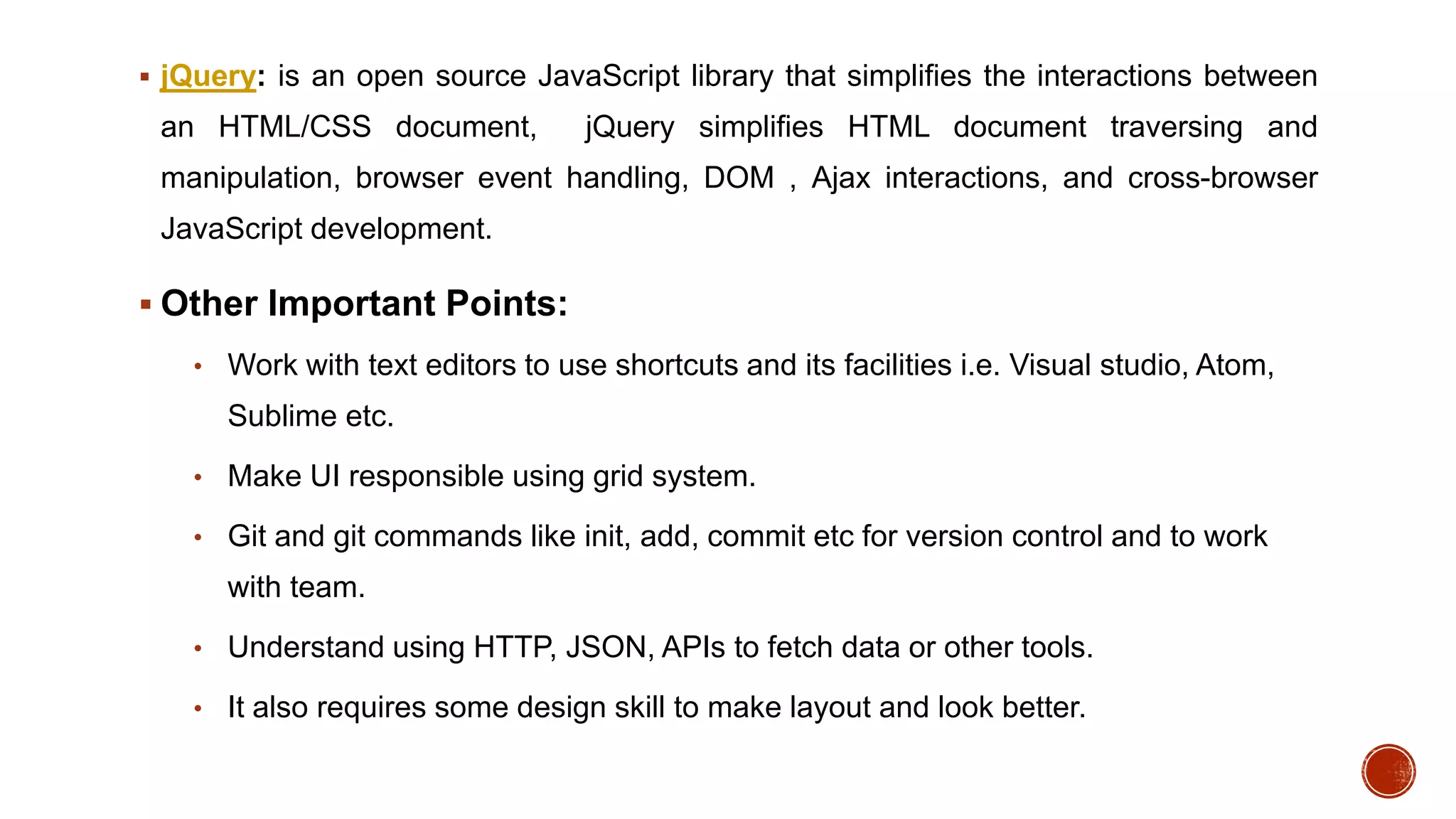 Full Stack Web Development Pptx Web Design And Html Internet